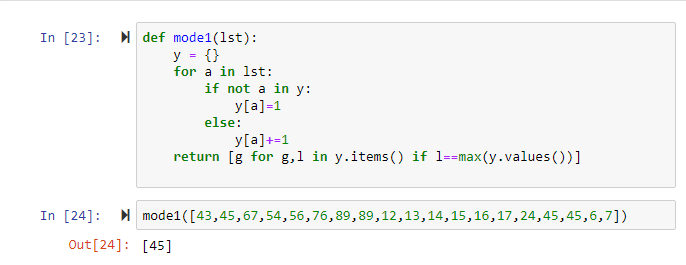 Find Mean Median And Mode Without Libraries In Python For Data Science