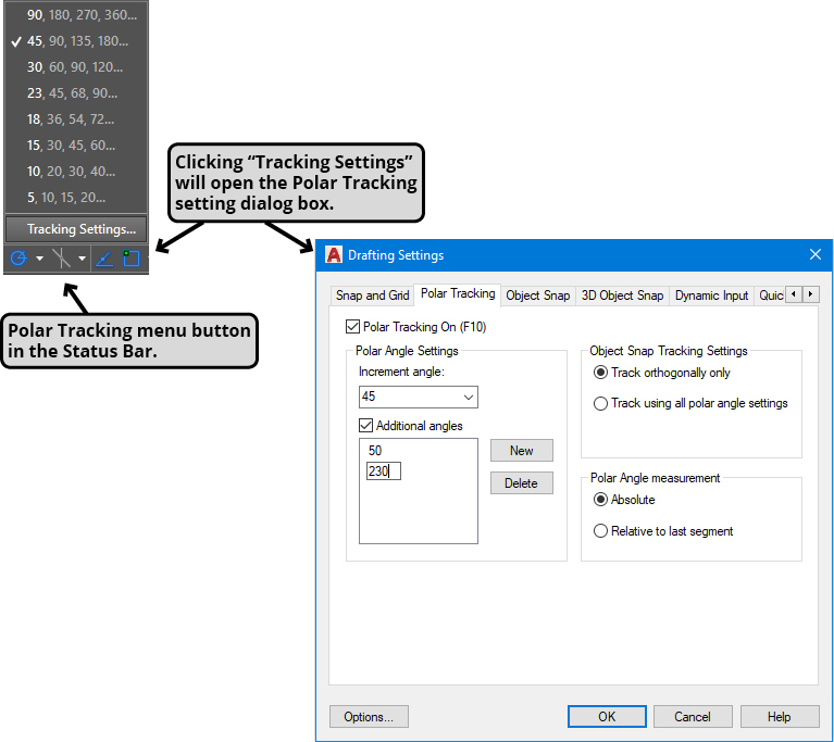 Autocad Ortho Tracking Part I Free Tutorial